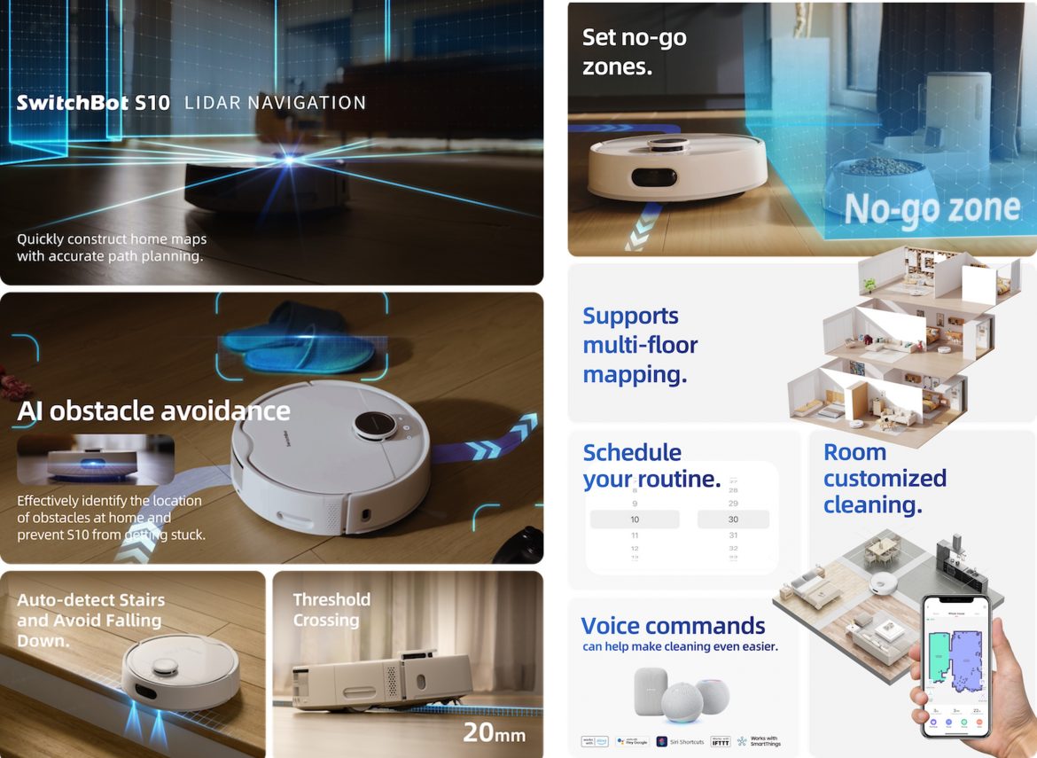 連水都不用換？SwitchBot S10 掃拖機器人，5 分鐘升級全自動潔淨空間！ | 群眾觀點