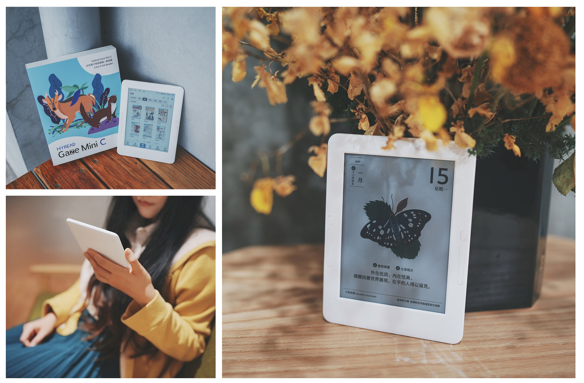 【開箱分享】Hyread Gaze Mini C 旗艦 6 吋彩色閱讀器，獨家聯名《窩窩》動物曆 | 群眾觀點